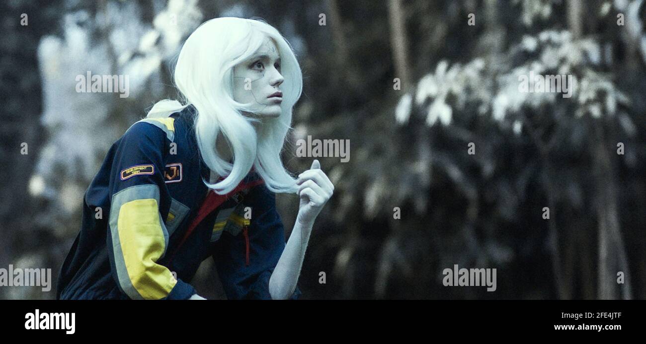 STACY MARTIN in ARCHIVE (2020), directed by GAVIN ROTHERY. Credit ...