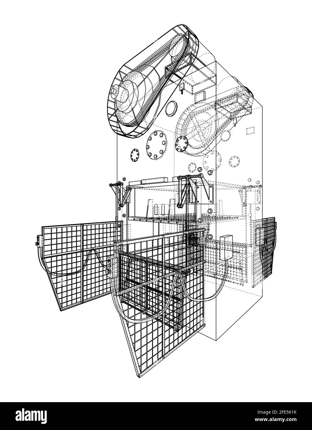 Powerful Press. Vector Stock Vector Image & Art - Alamy