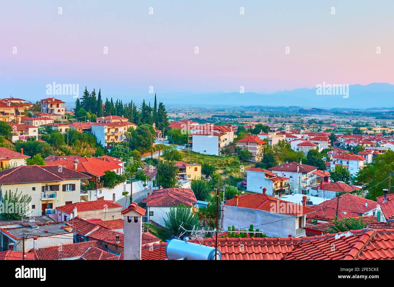 Town kalambaka in greece hi-res stock photography and images - Alamy