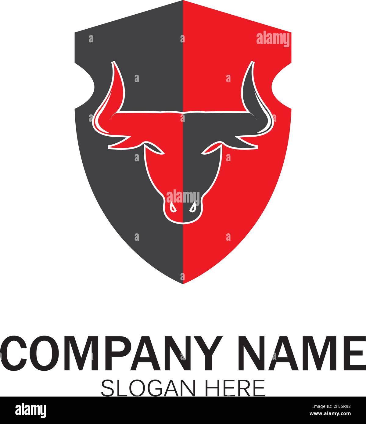 Bull In Shield Logo Bull Head With Shield Logo By Farahnaveed