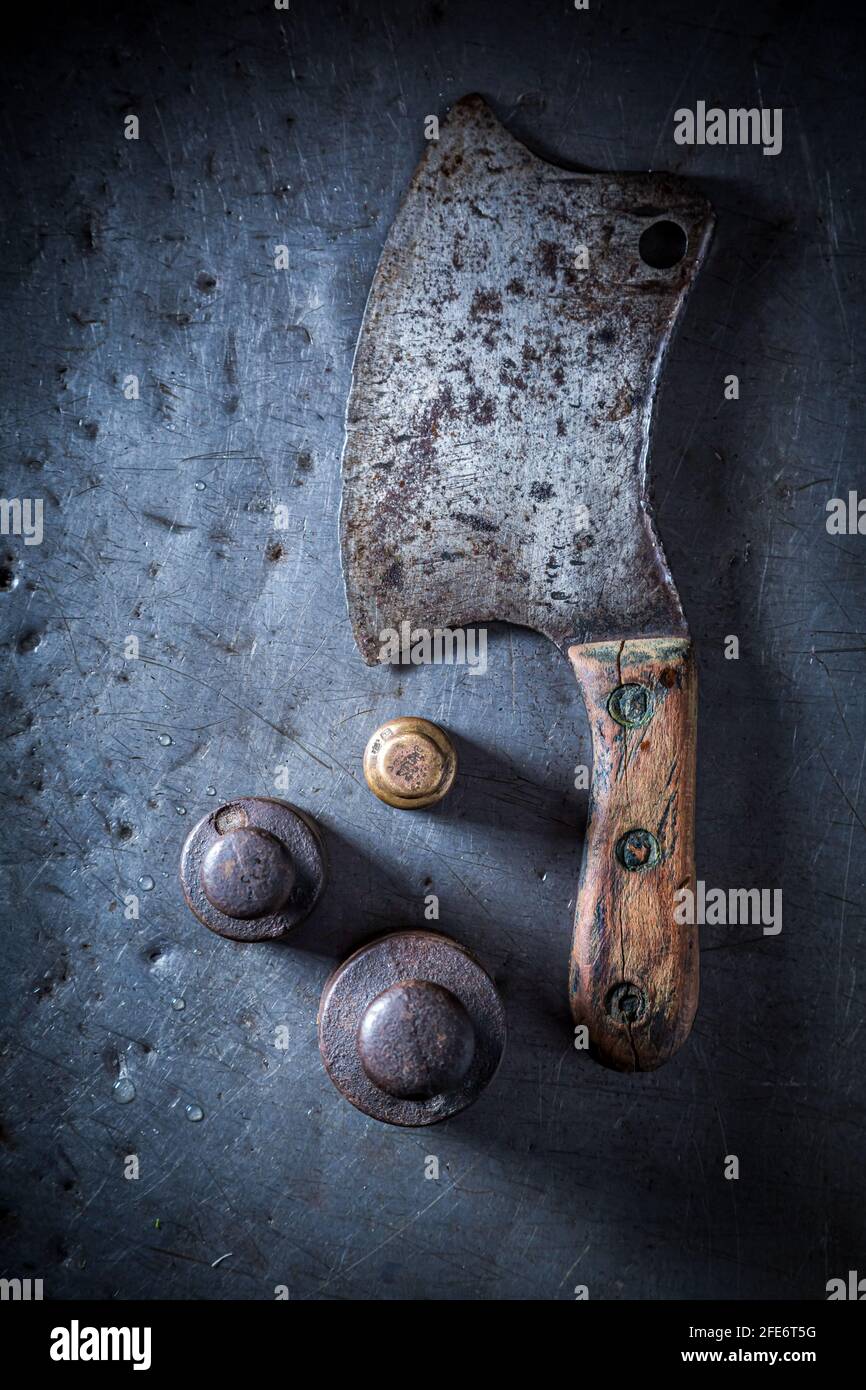 Metal chopper hi-res stock photography and images - Alamy