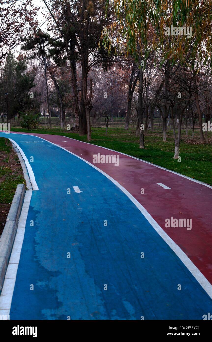 Designated bicycle bike path hi-res stock photography and images - Alamy