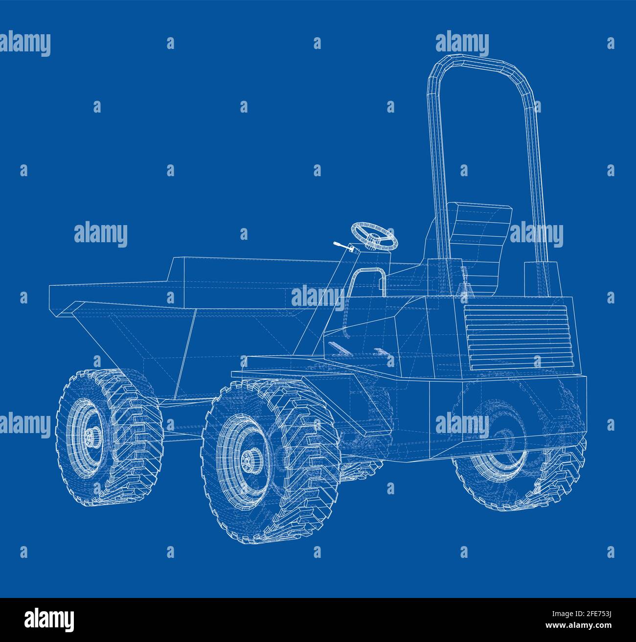 Dumper Truck. Vector Stock Vector Image & Art - Alamy
