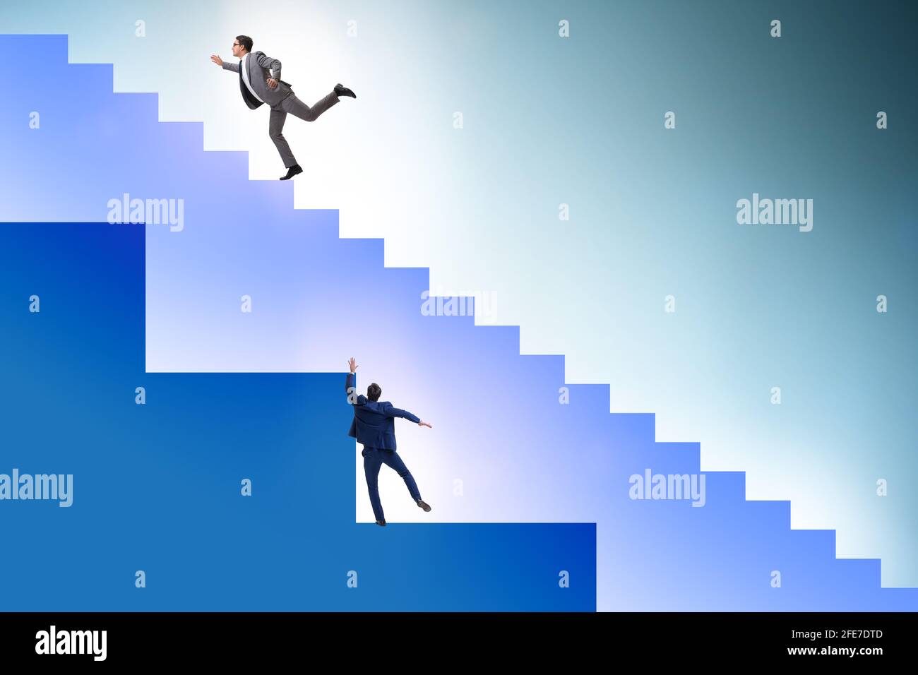 Concept of unfair treatment of the different employees Stock Photo - Alamy