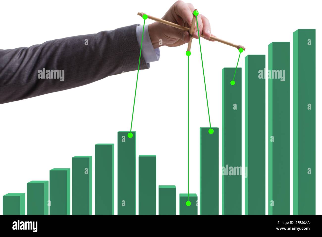 Concept of supporting economic growth in the economy Stock Photo - Alamy