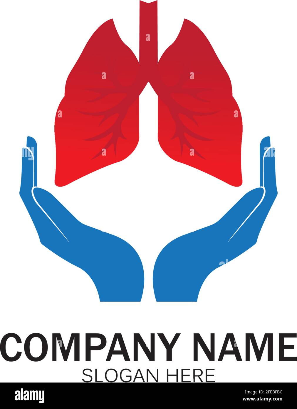 lung health and care logo template,emblem,design concept,creative ...
