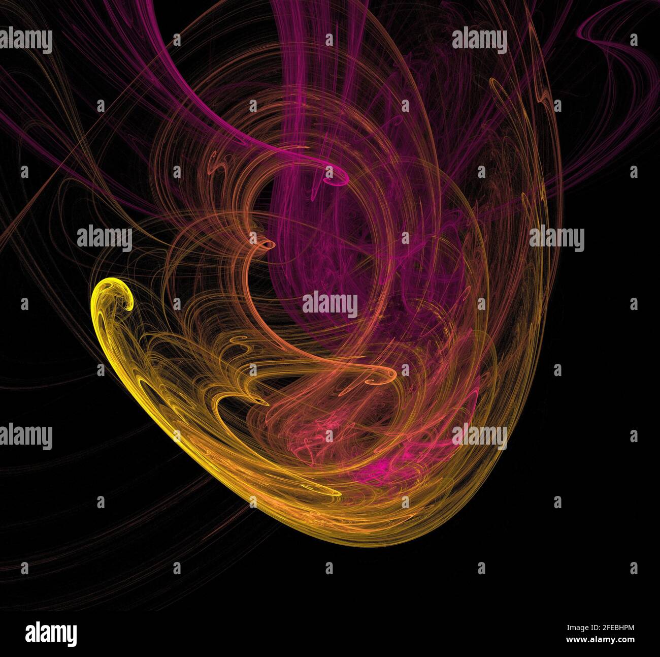 image of one Illustration of digital fractal Stock Photo - Alamy