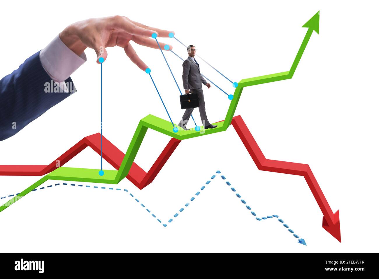 Concept of supporting economic growth in the economy Stock Photo - Alamy