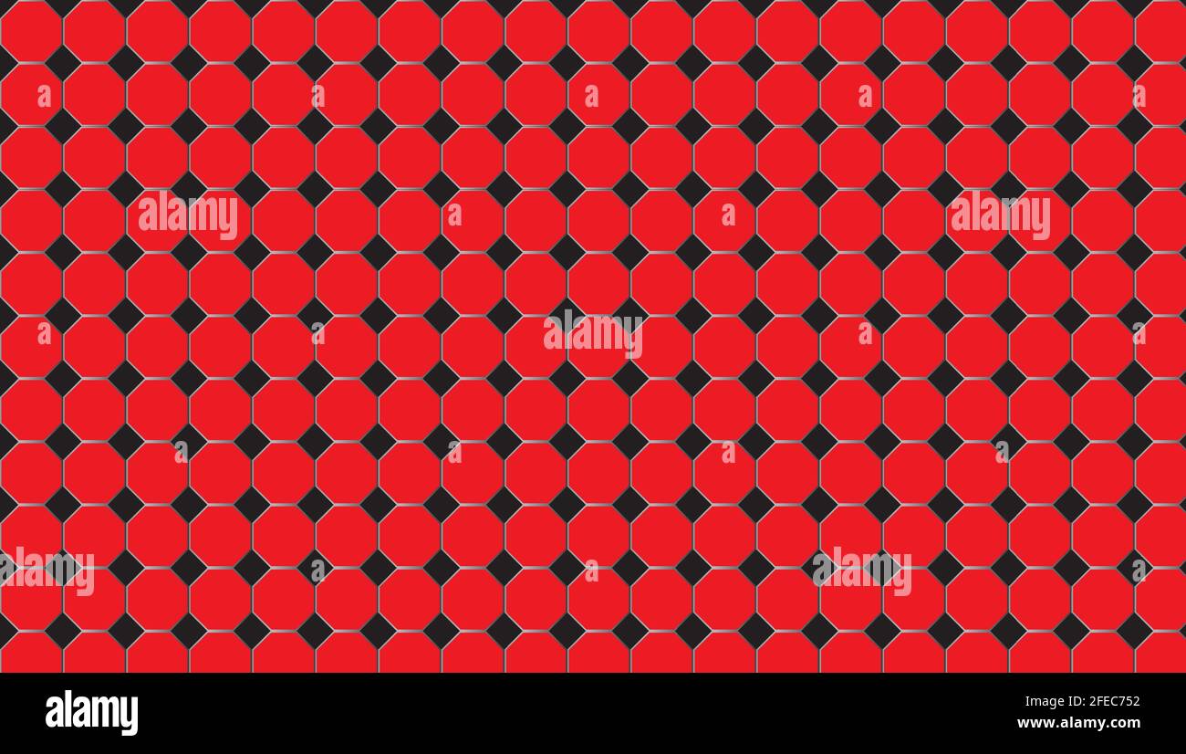 Red octagons and black background Stock Vector Image & Art - Alamy