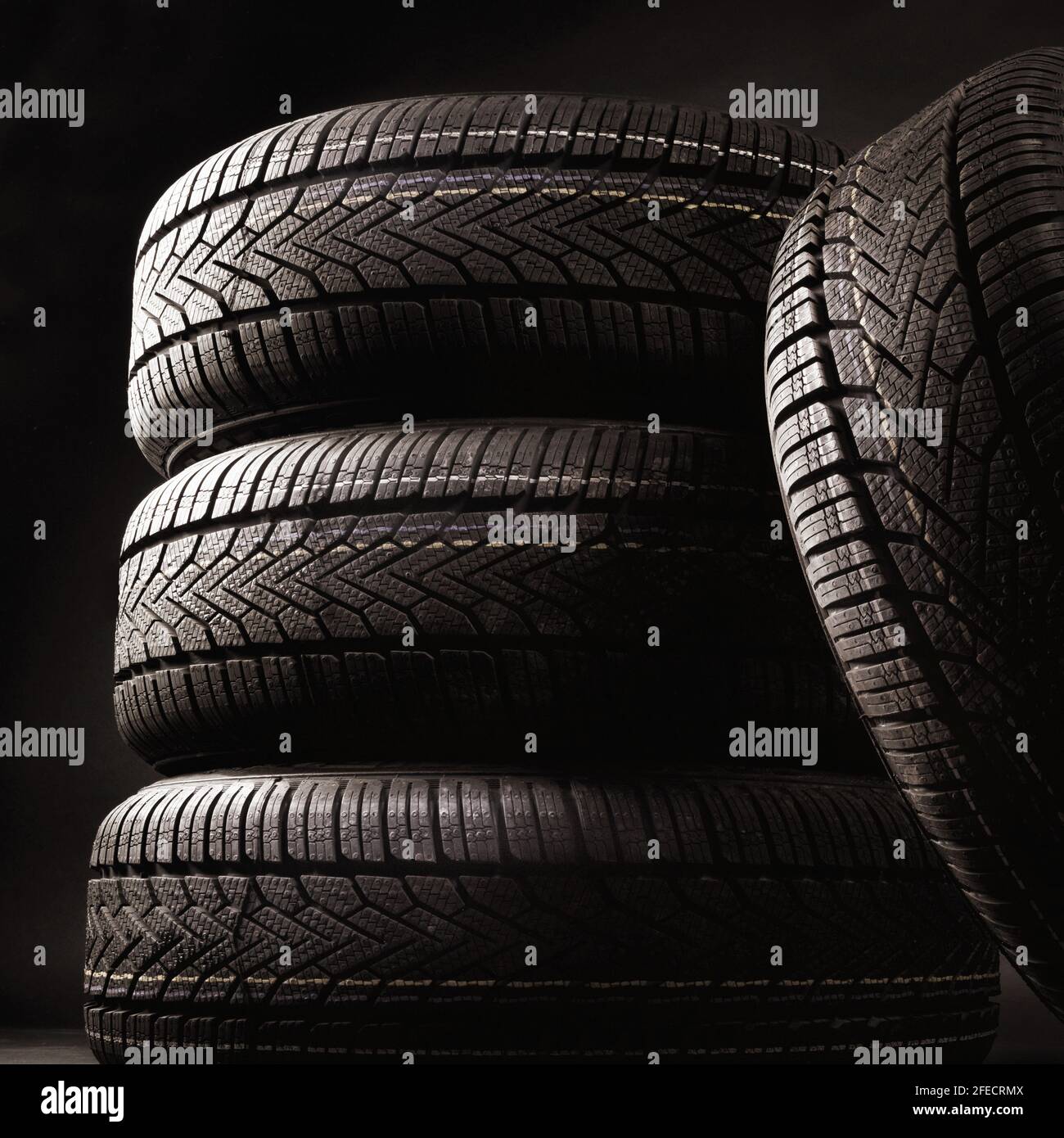 Close up four tires hi-res stock photography and images - Alamy