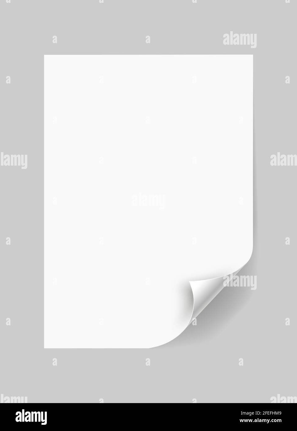 Empty paper sheet. a4 Stock Vector Image & Art - Alamy