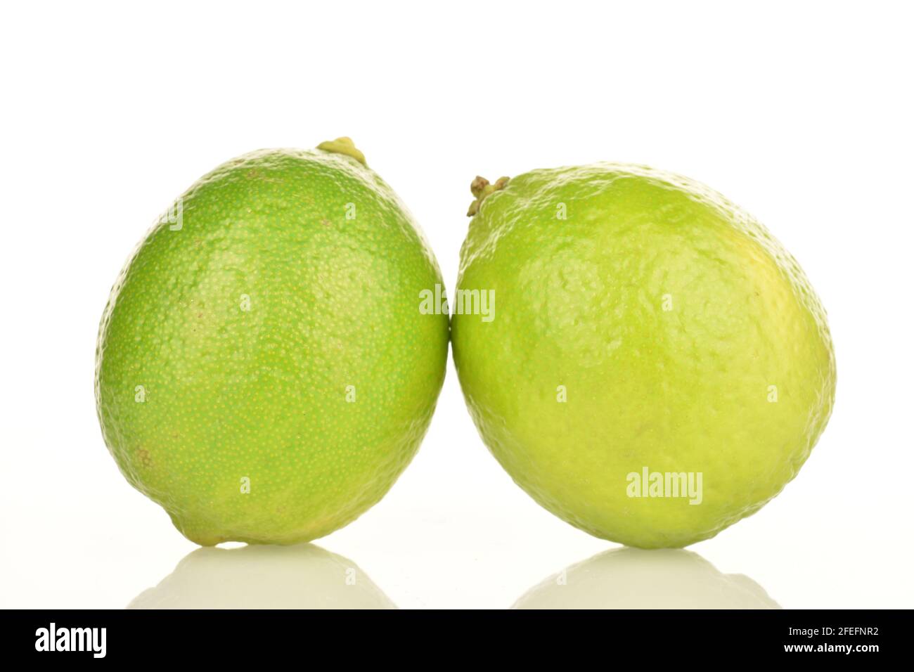 Top view two limes hi-res stock photography and images - Alamy