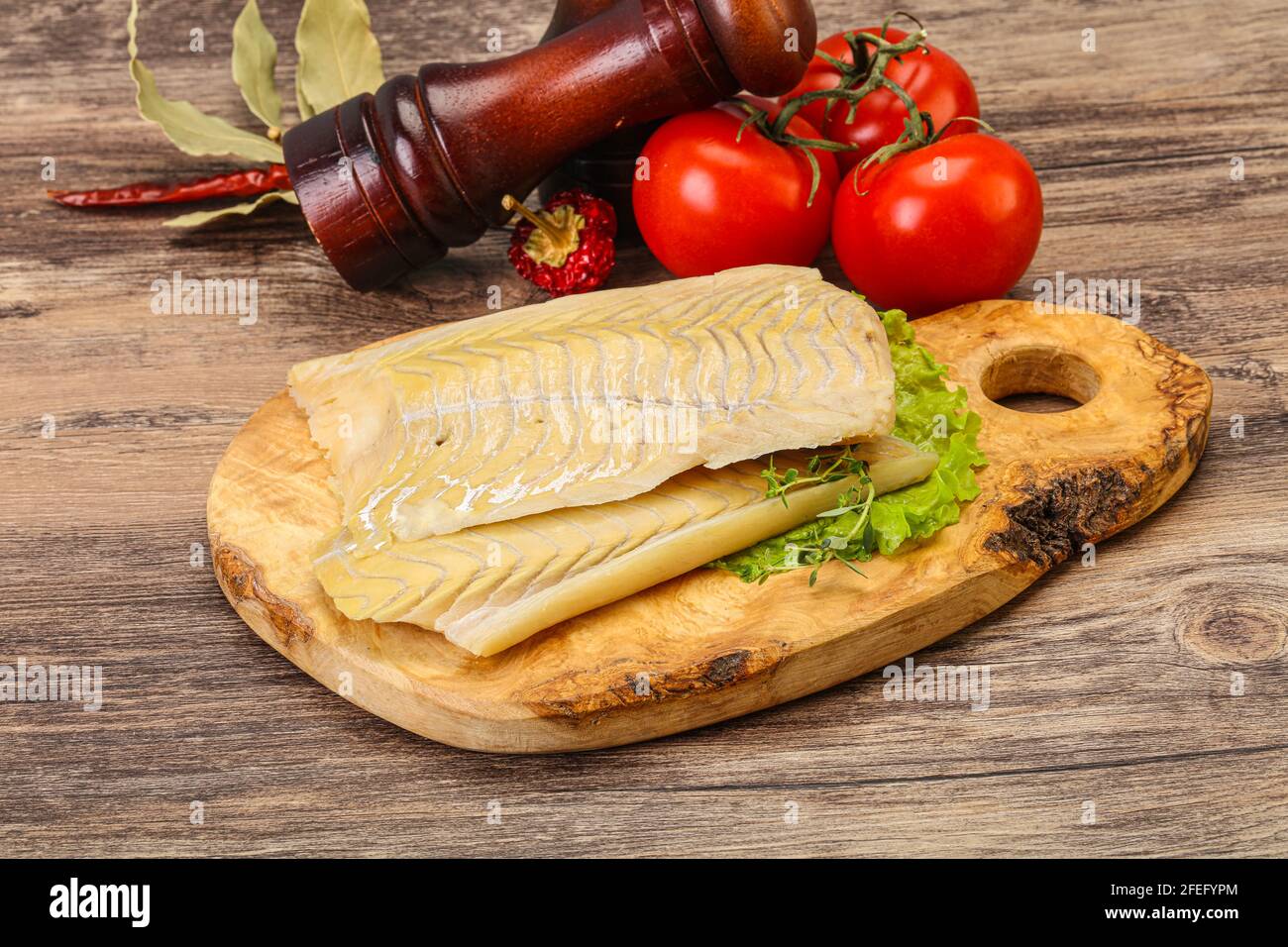 Raw cod fish fillet for cooking Stock Photo - Alamy