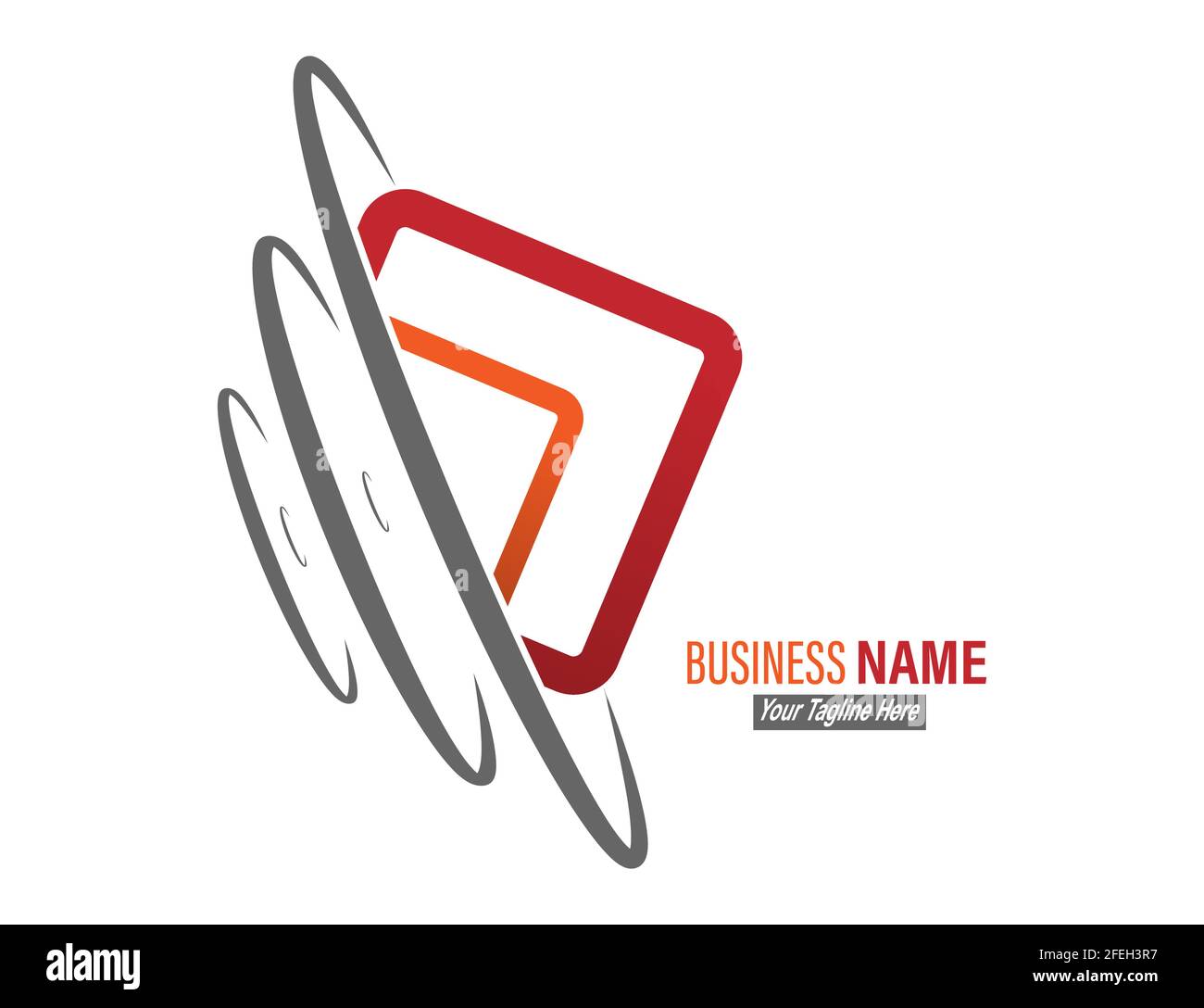 Editable template for a logo, emblem or brand of a company. Simple ...