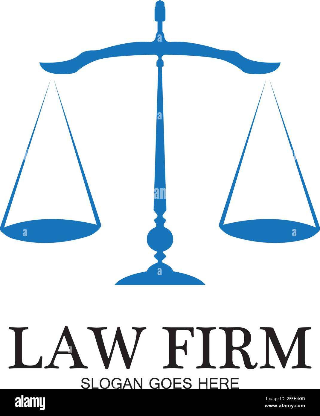 Law Firm logo and icon design template-vector Stock Vector Image & Art ...