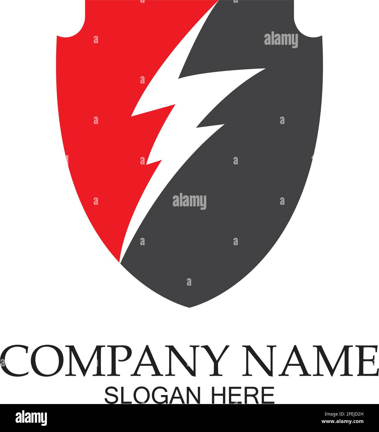 thunder shield vector logo template.this graphic suitable for electric ...