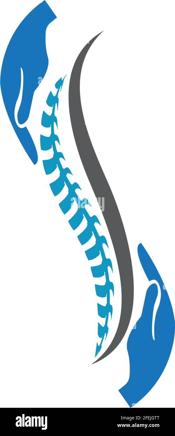 Spine diagnostics symbol logo template vector illustration design Stock ...