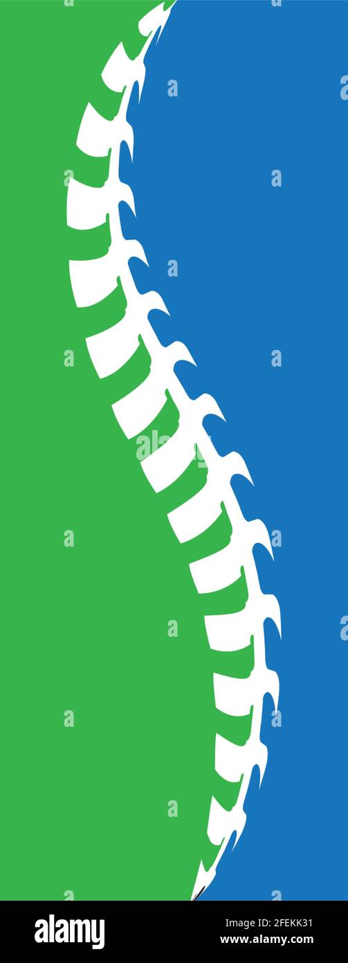 Spine diagnostics symbol logo template vector illustration design Stock ...