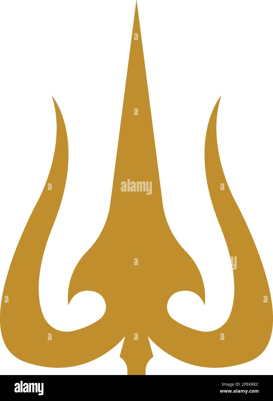 Trident Logo Template vector icon illustration design Stock Vector ...