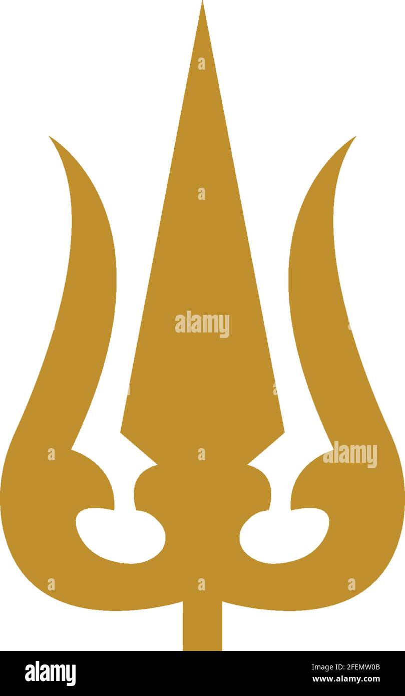 Trident Logo Template vector icon illustration design Stock Vector ...