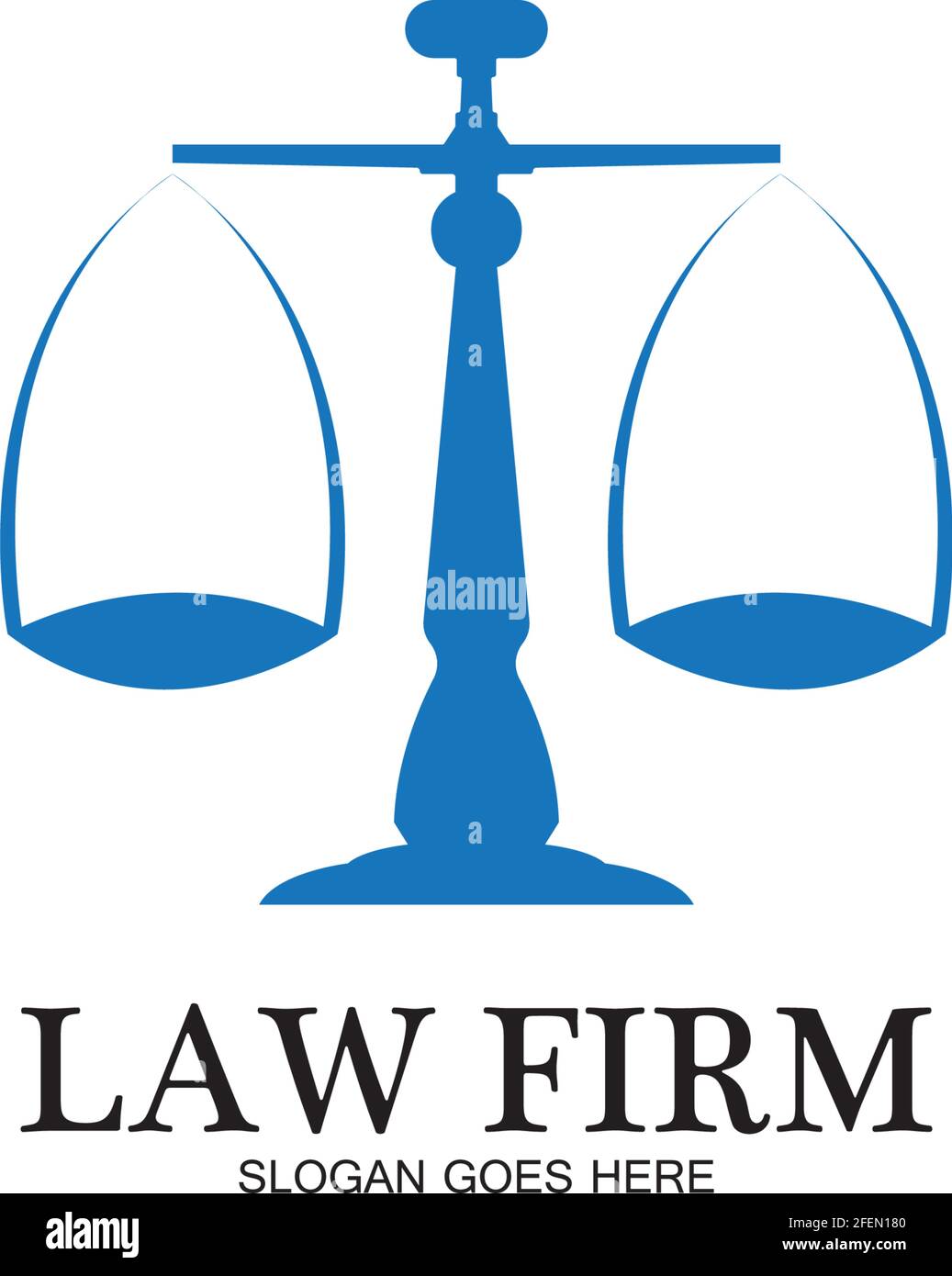 Law Firm logo and icon design template-vector Stock Vector Image & Art ...