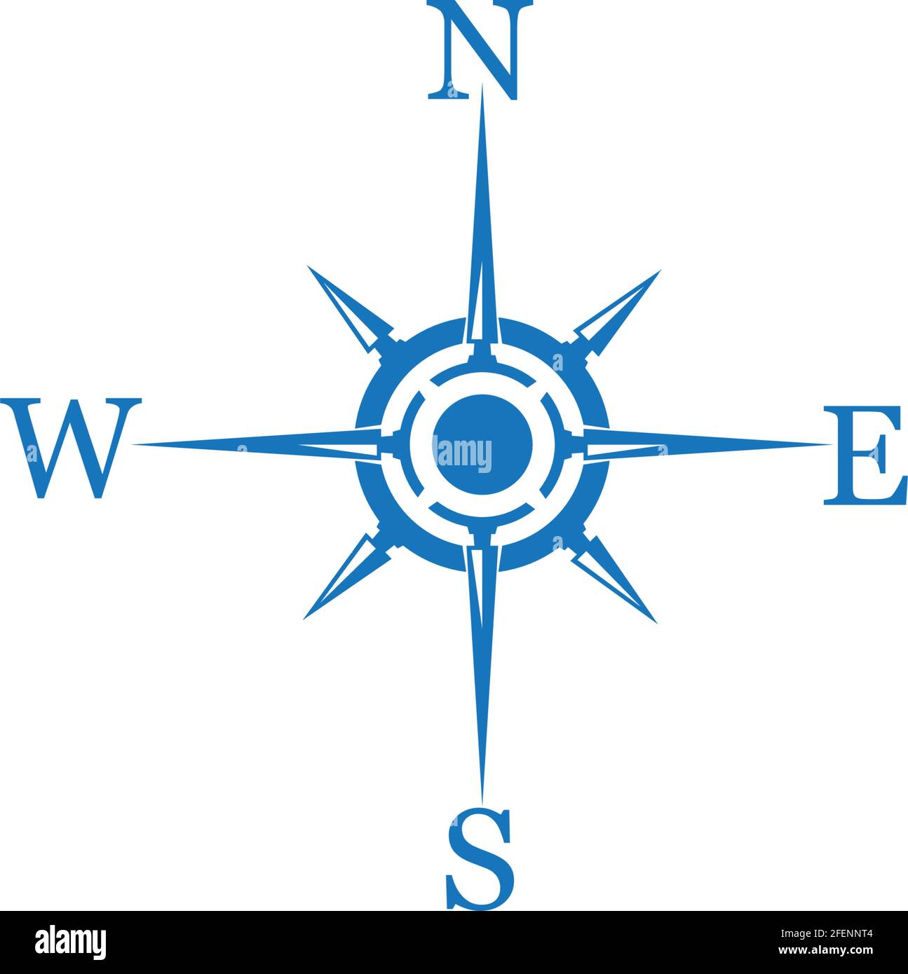 compass icon isolated on background.modern flat compass pictogram ...