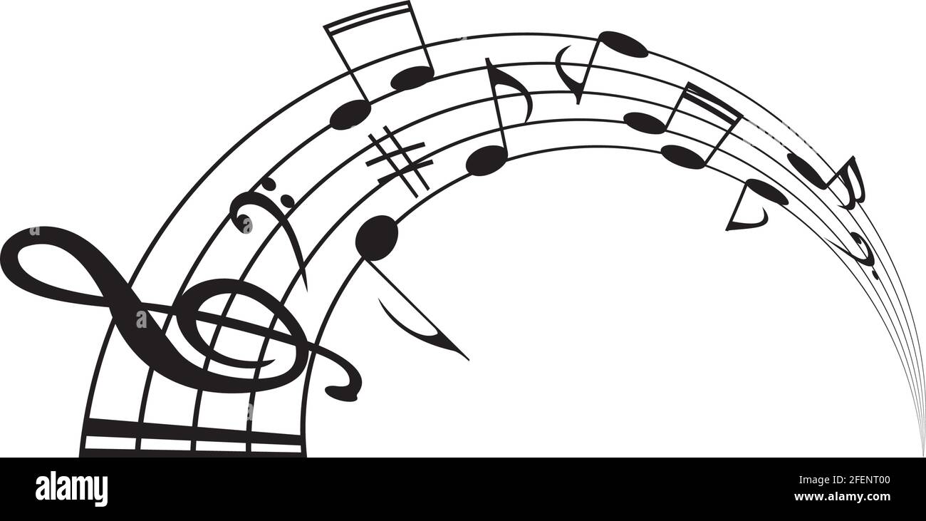 Music note Icon Vector illustration design Stock Vector Image & Art - Alamy