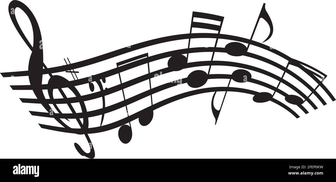 Abstract music background design ai Stock Vector Images - Alamy