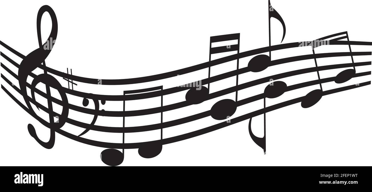 Music note Icon Vector illustration design Stock Vector Image & Art - Alamy