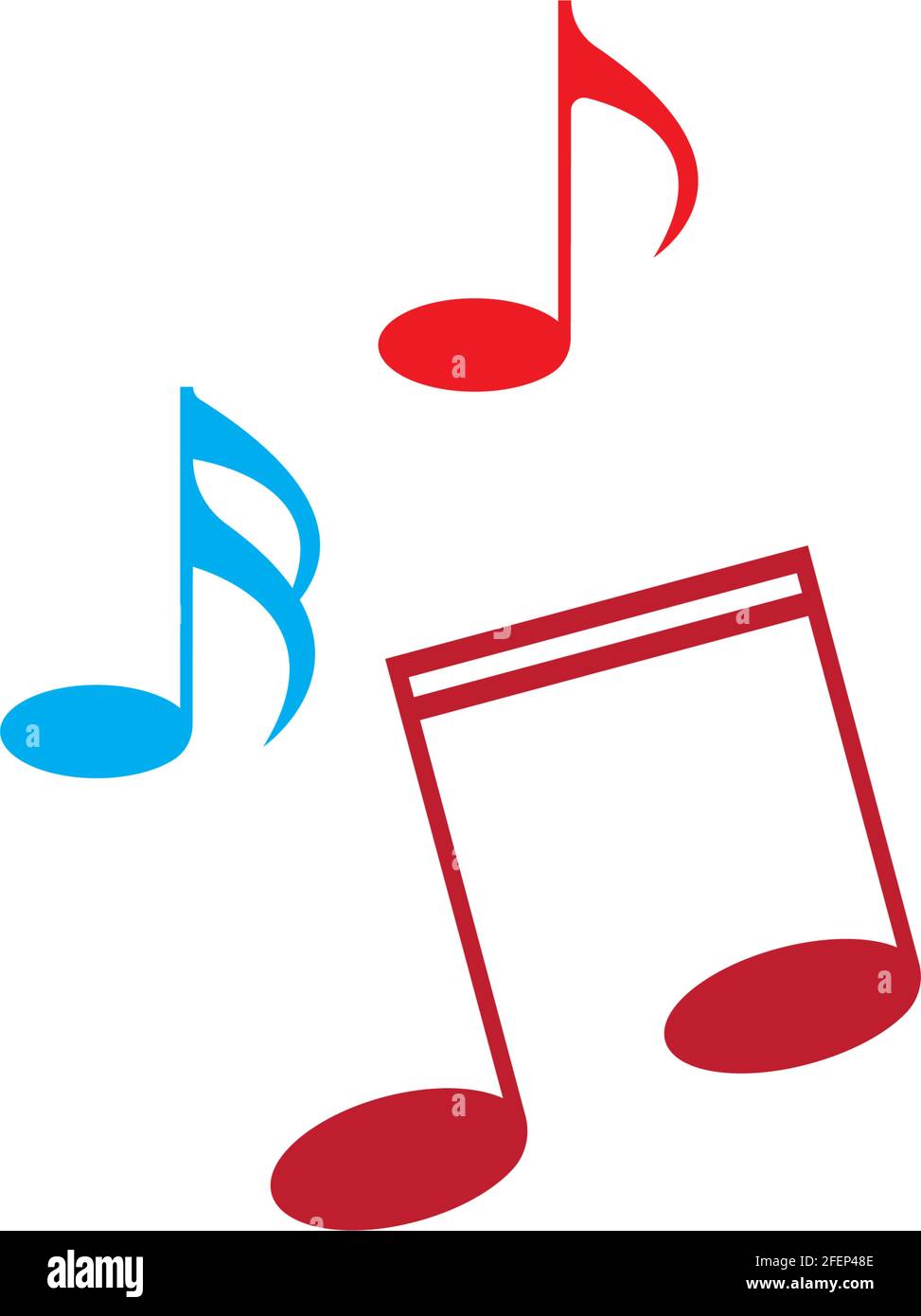 Music note Icon Vector illustration design Stock Vector Image & Art - Alamy