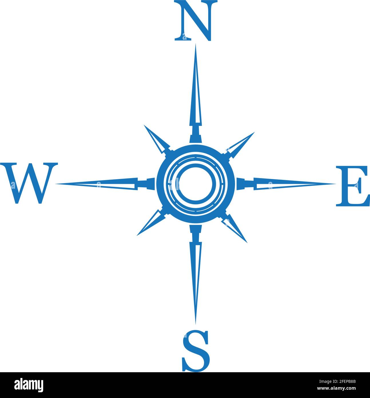 compass icon isolated on background.modern flat compass pictogram ...
