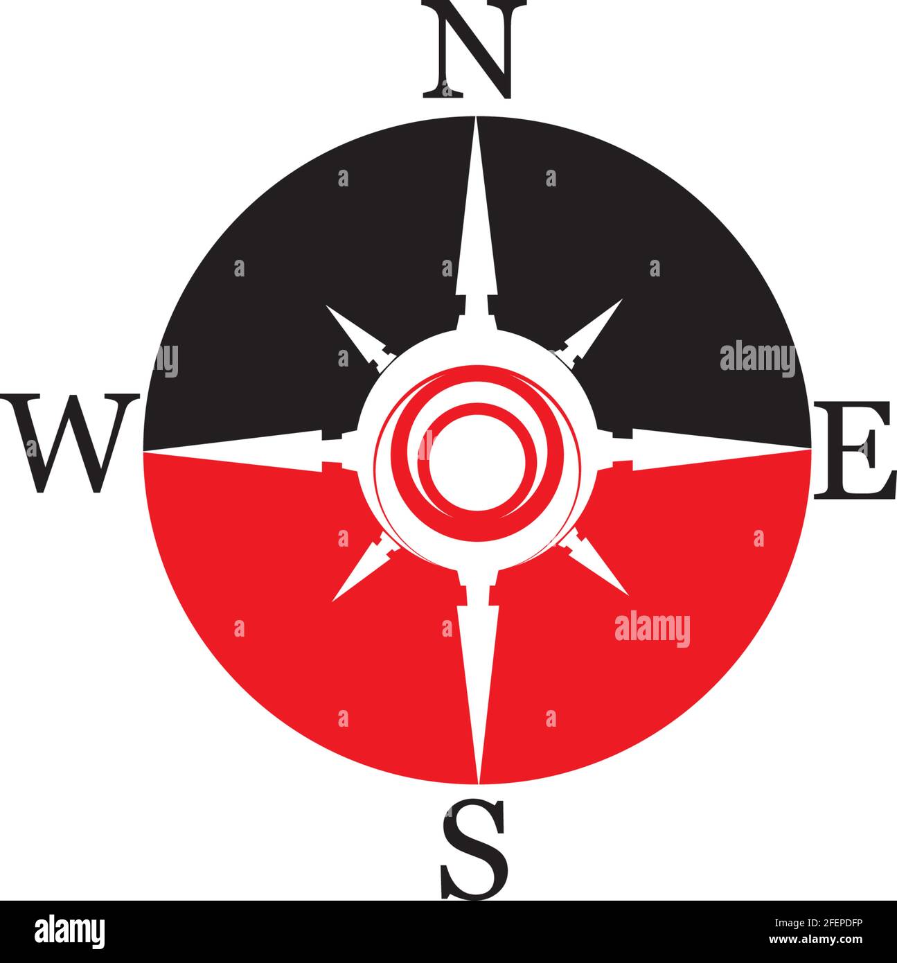 compass icon isolated on background.modern flat compass pictogram ...