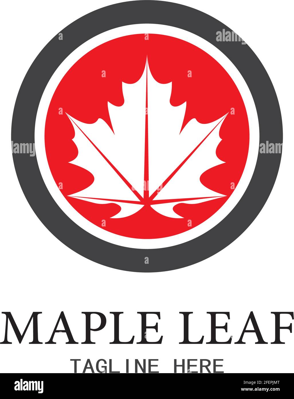 Maple leaf vector illustration design template Stock Vector Image & Art ...