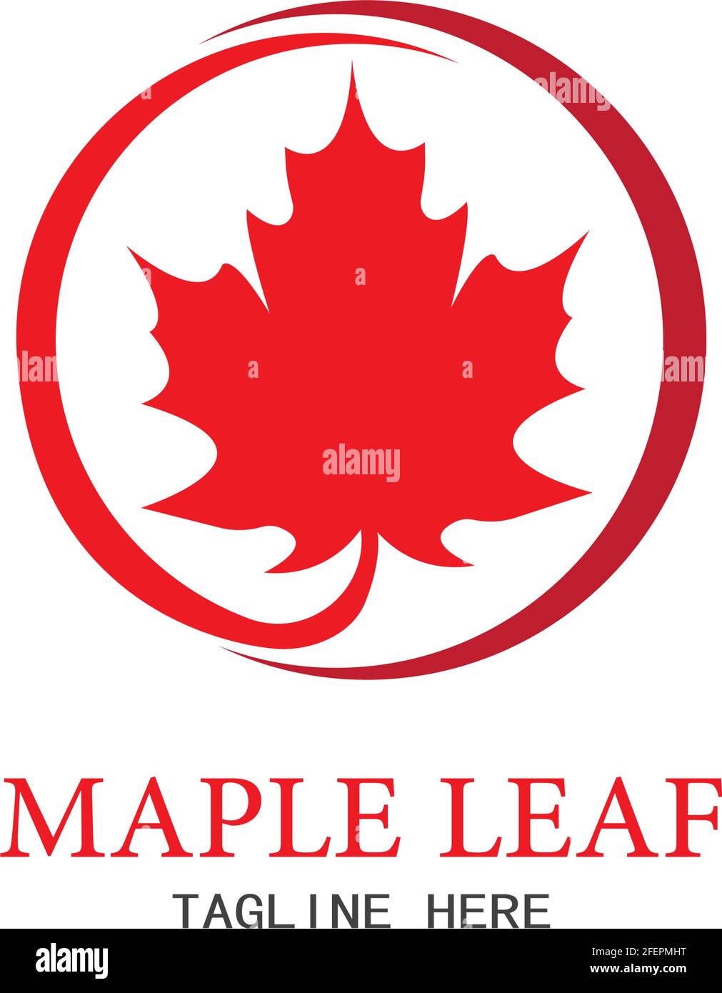 Maple leaf vector illustration design template Stock Vector Image & Art ...