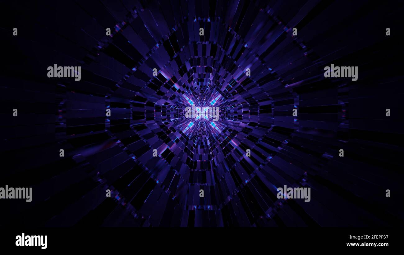 Sparkling Cornered Light Transformation 4k uhd 3d illustration ...