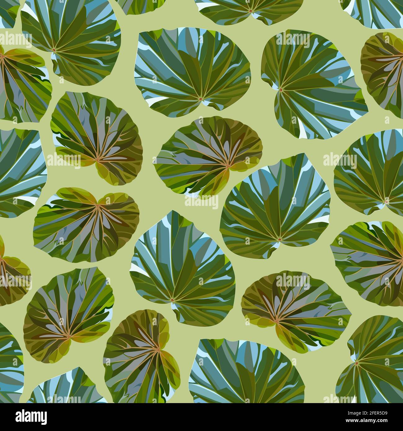 Patterns Of Vegetation Stock Vector Images - Alamy