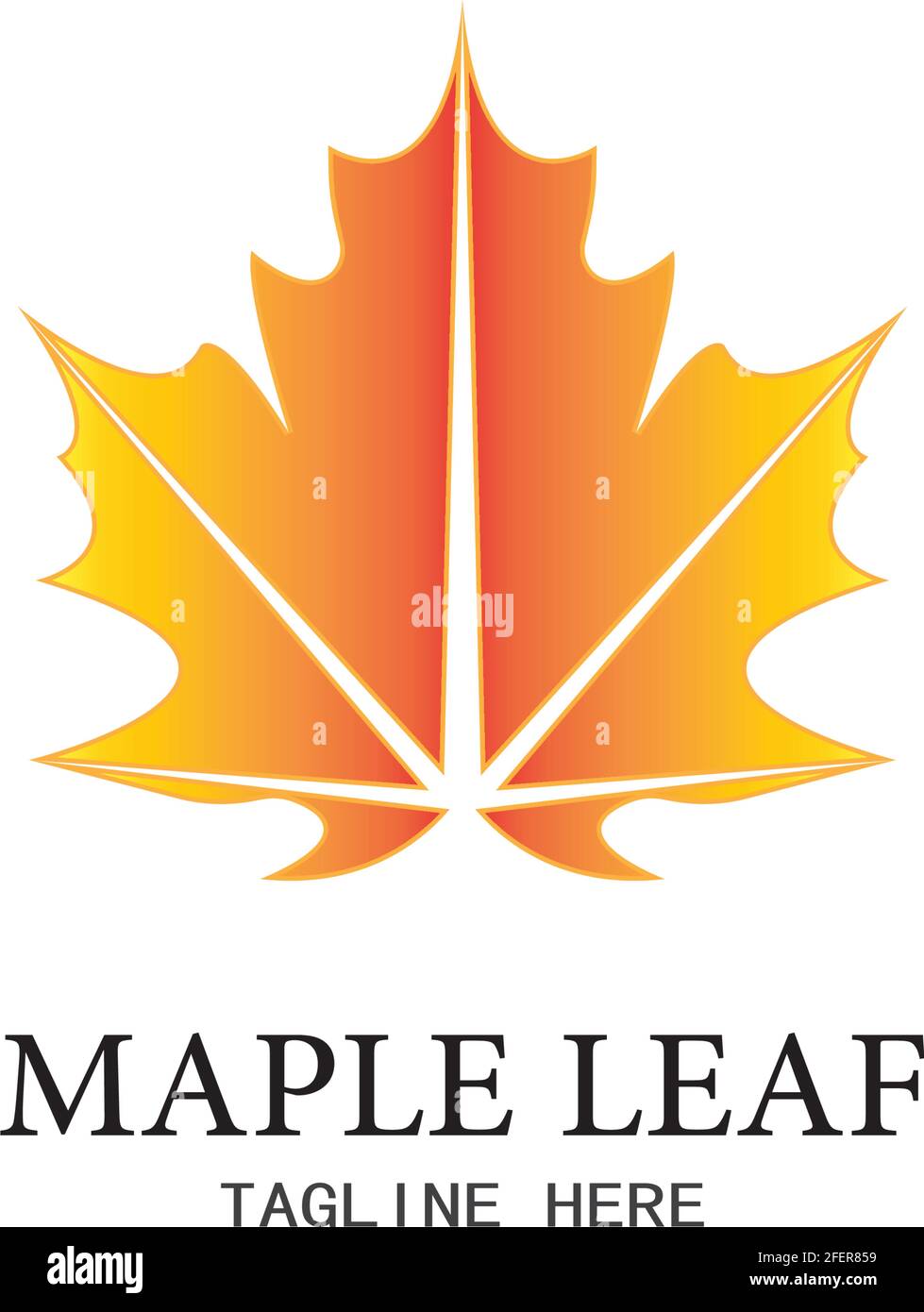 Maple leaf vector illustration design template Stock Vector Image & Art ...