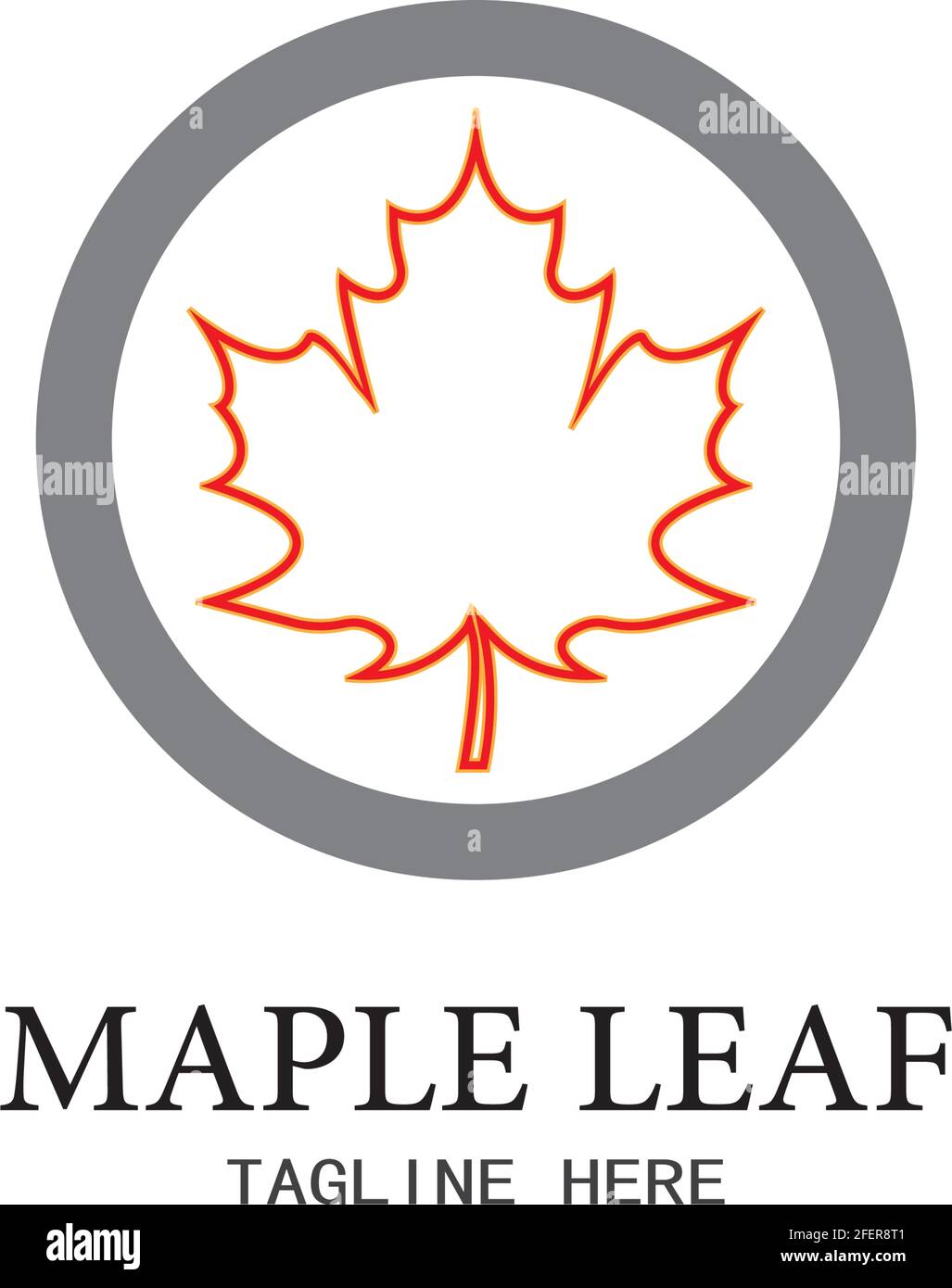 Maple leaf vector illustration design template Stock Vector Image & Art ...