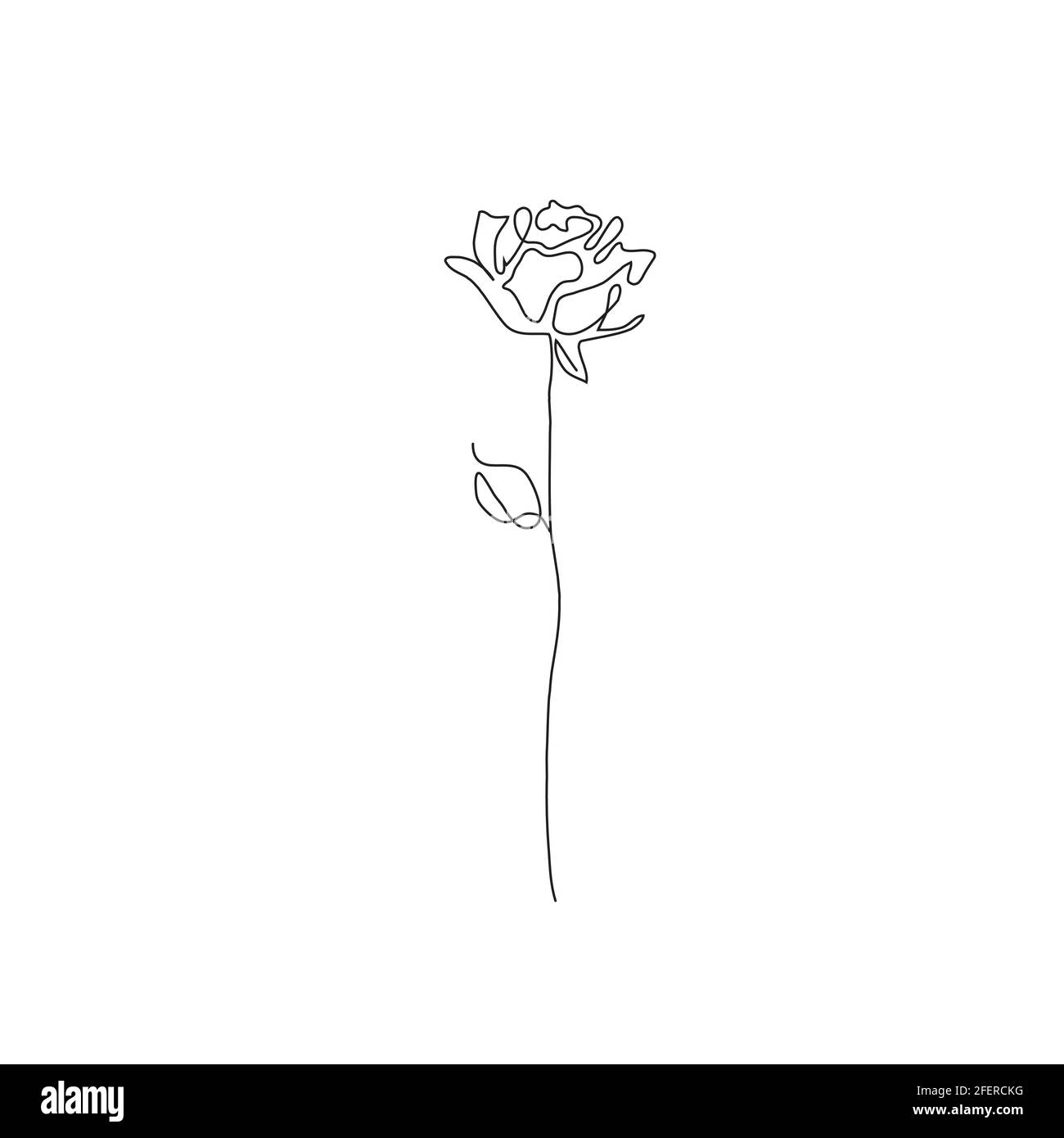 Simple Rose Designs Drawings