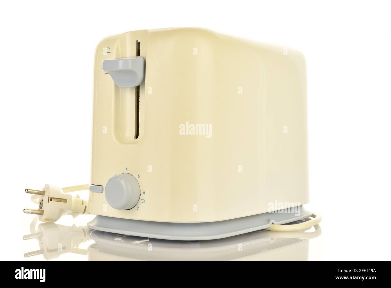 One toaster, close-up, isolated on white Stock Photo - Alamy