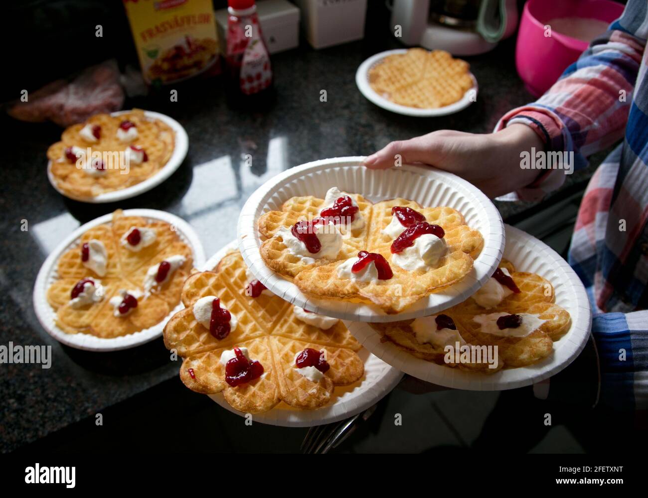 Waffle house interior hi-res stock photography and images - Alamy