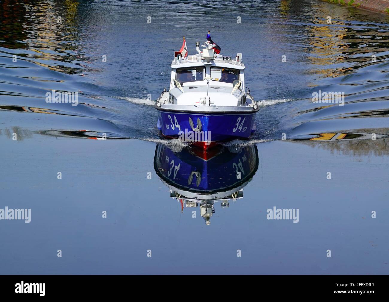 Water police in Berlin, German Stock Photo - Alamy