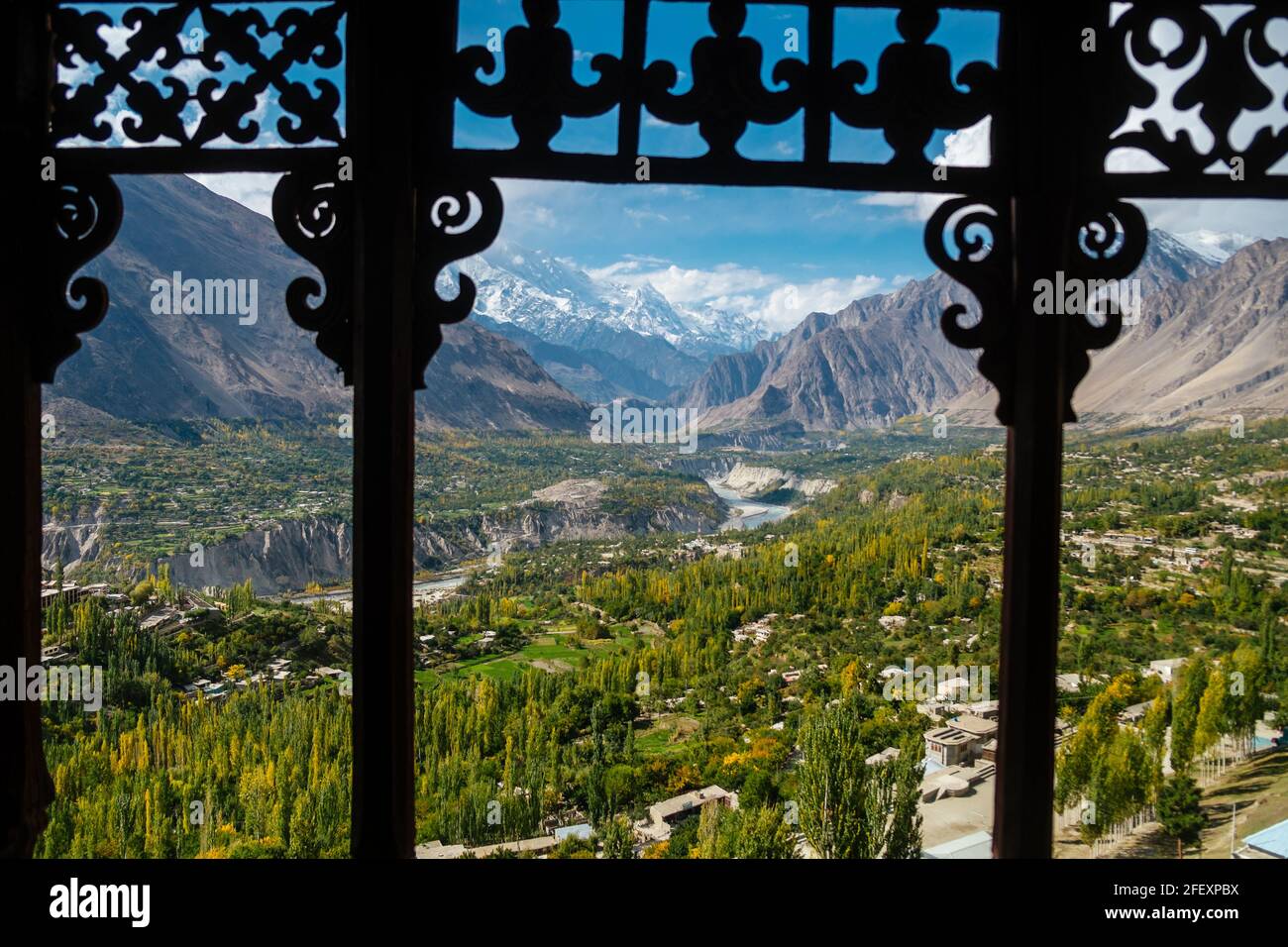 Hunza valley trees hi-res stock photography and images - Alamy