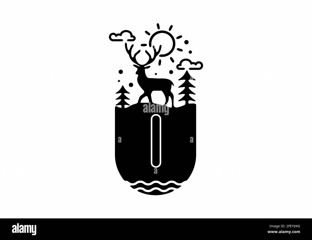 Initial alphabet name illustration design Stock Vector Image & Art - Alamy