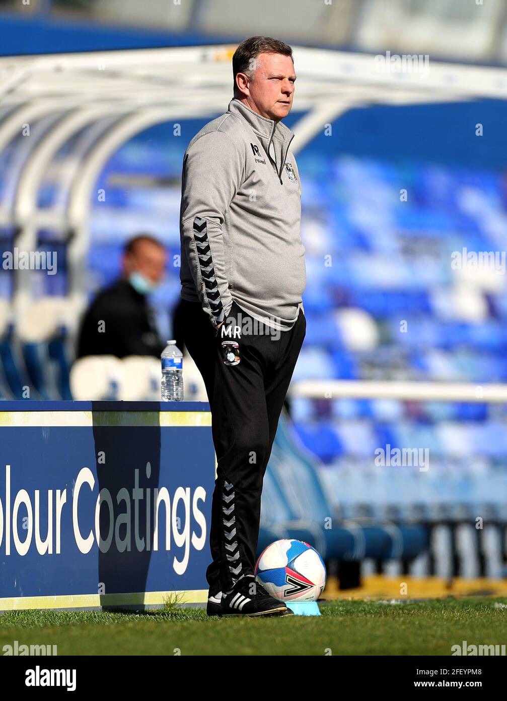 Coventry City manager Mark Robins during the Sky Bet Championship match ...