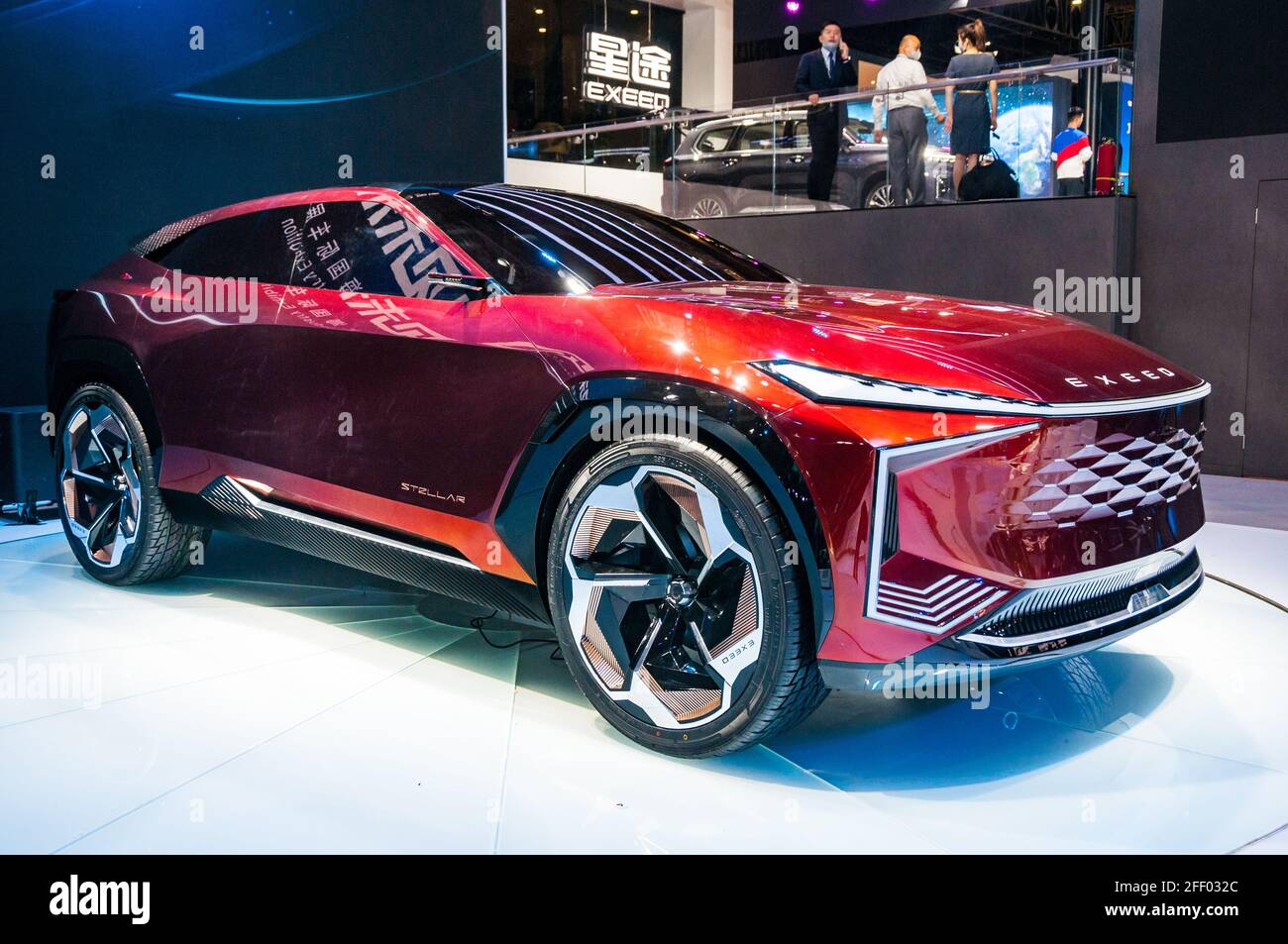 Exeed Stellar concept on display at the 2021 Shanghai Auto Show, China ...