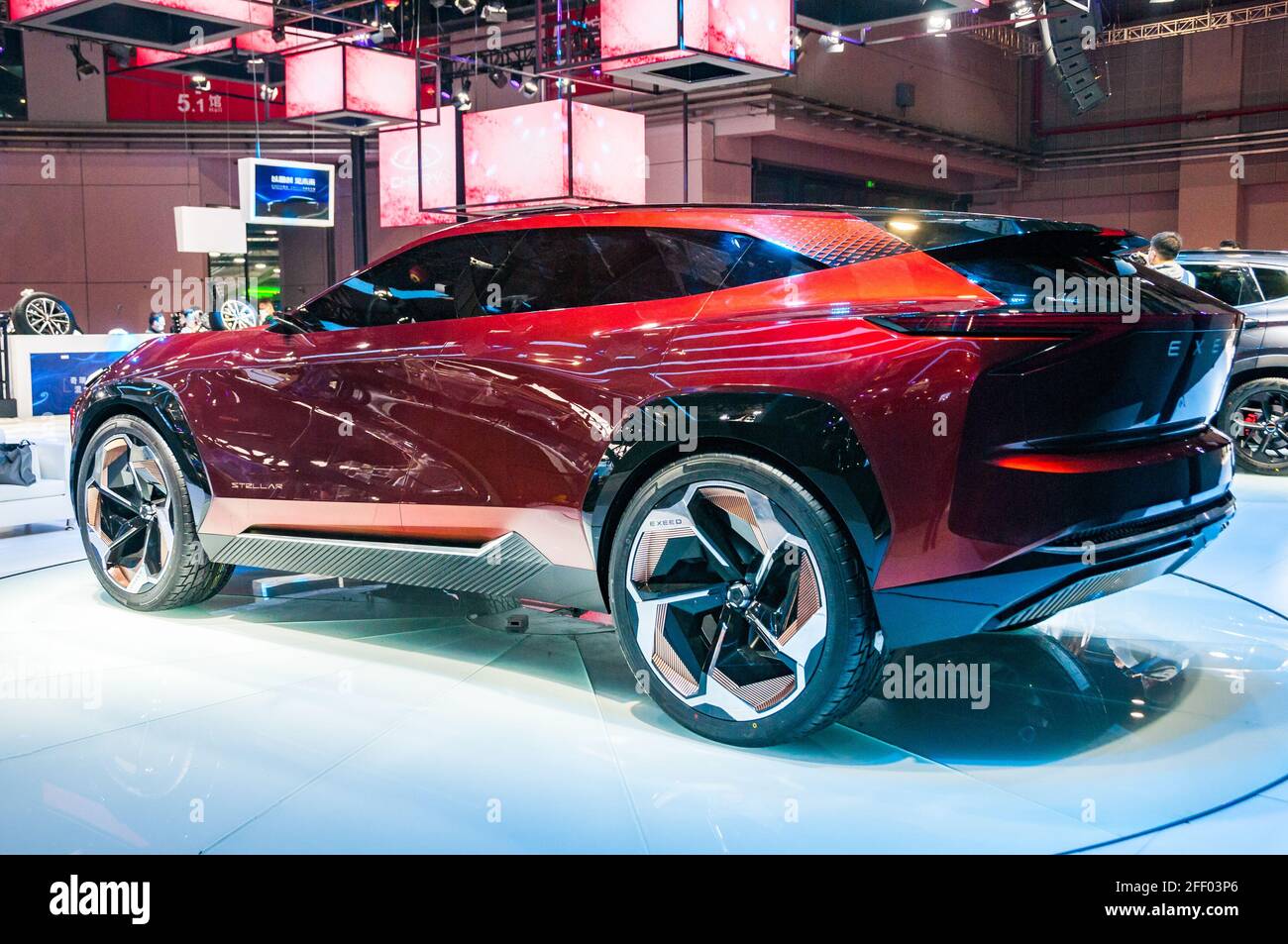 Exeed Stellar concept on display at the 2021 Shanghai Auto Show, China ...