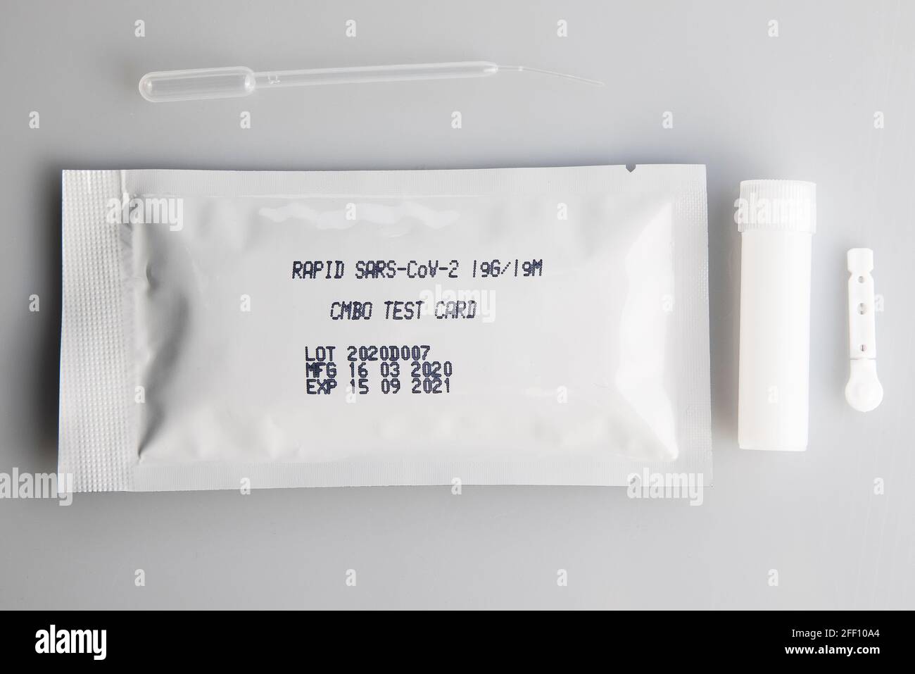 Rapid sars-cov-2 blood test for self testing. A kit of fast covid 19 ...