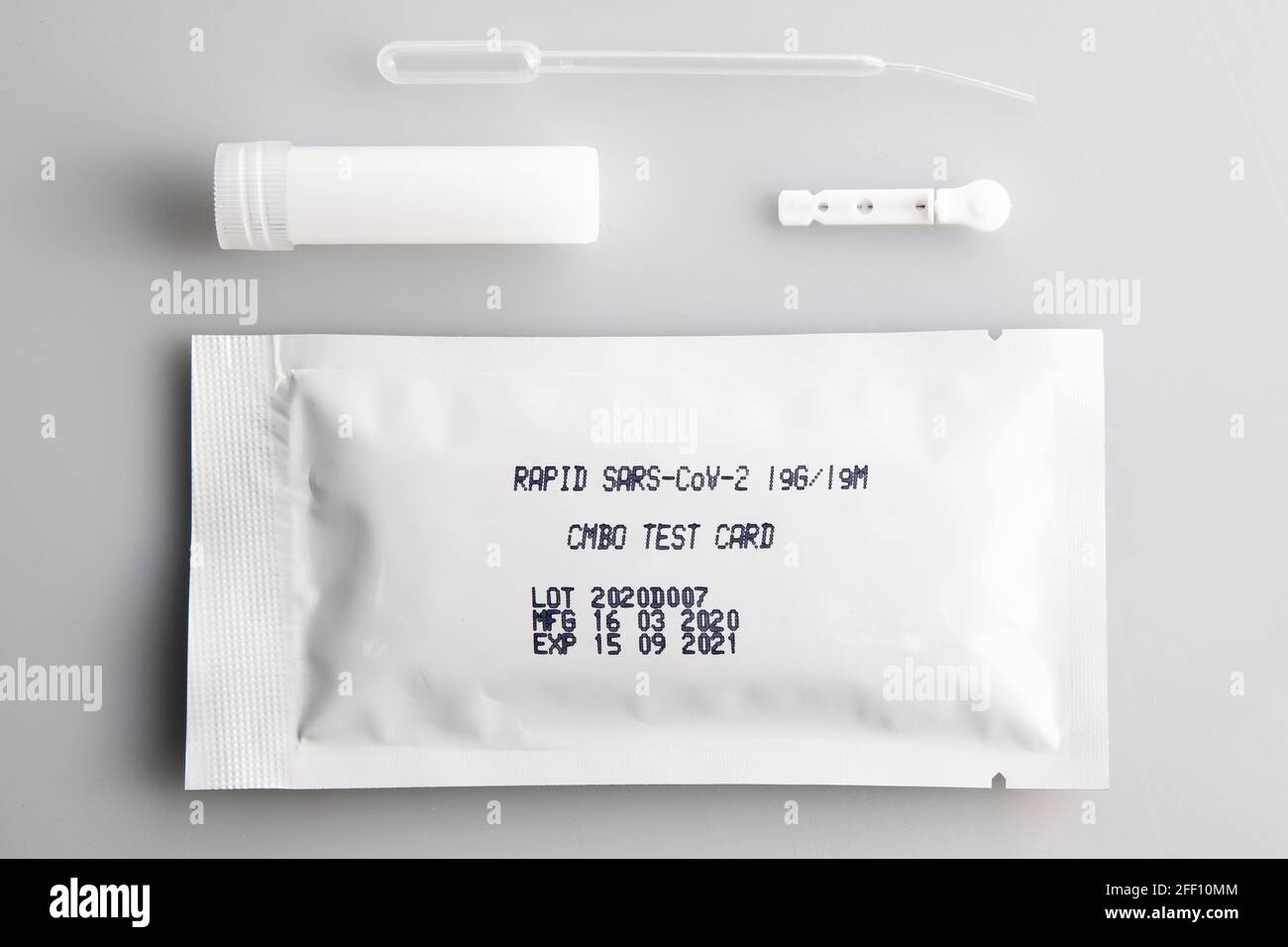 Rapid sars-cov-2 blood test for self testing. A kit of fast covid 19 ...