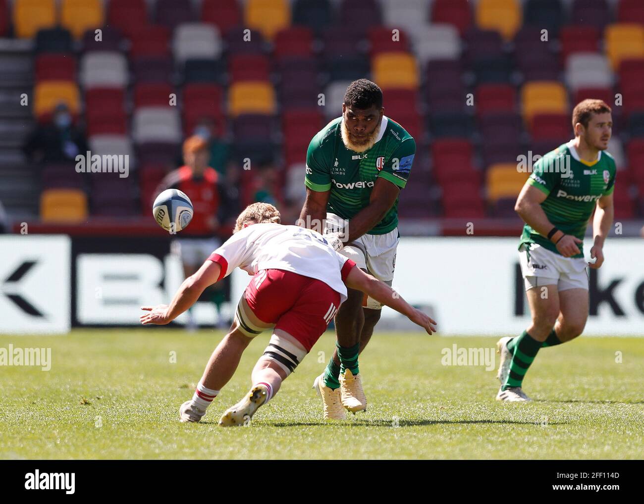 Brentford Community Stadium, London, UK. 24th Apr, 2021. Gallagher ...